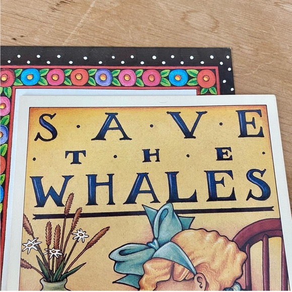 Mary Engelbreit | Office | Adorable Vintage Save The Whales Mary ...